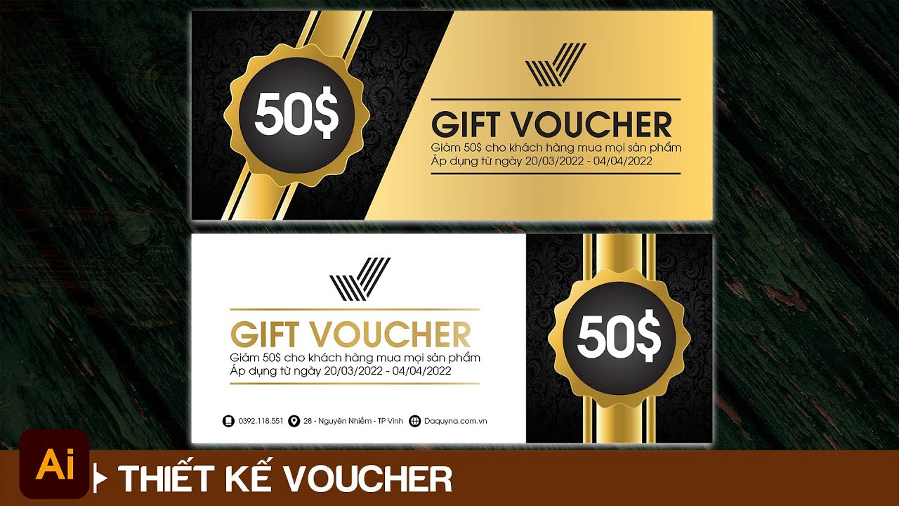 Hướng Dẫn Thiết Kế Voucher Bằng Illustrator | Graphic Design Tutorials ...