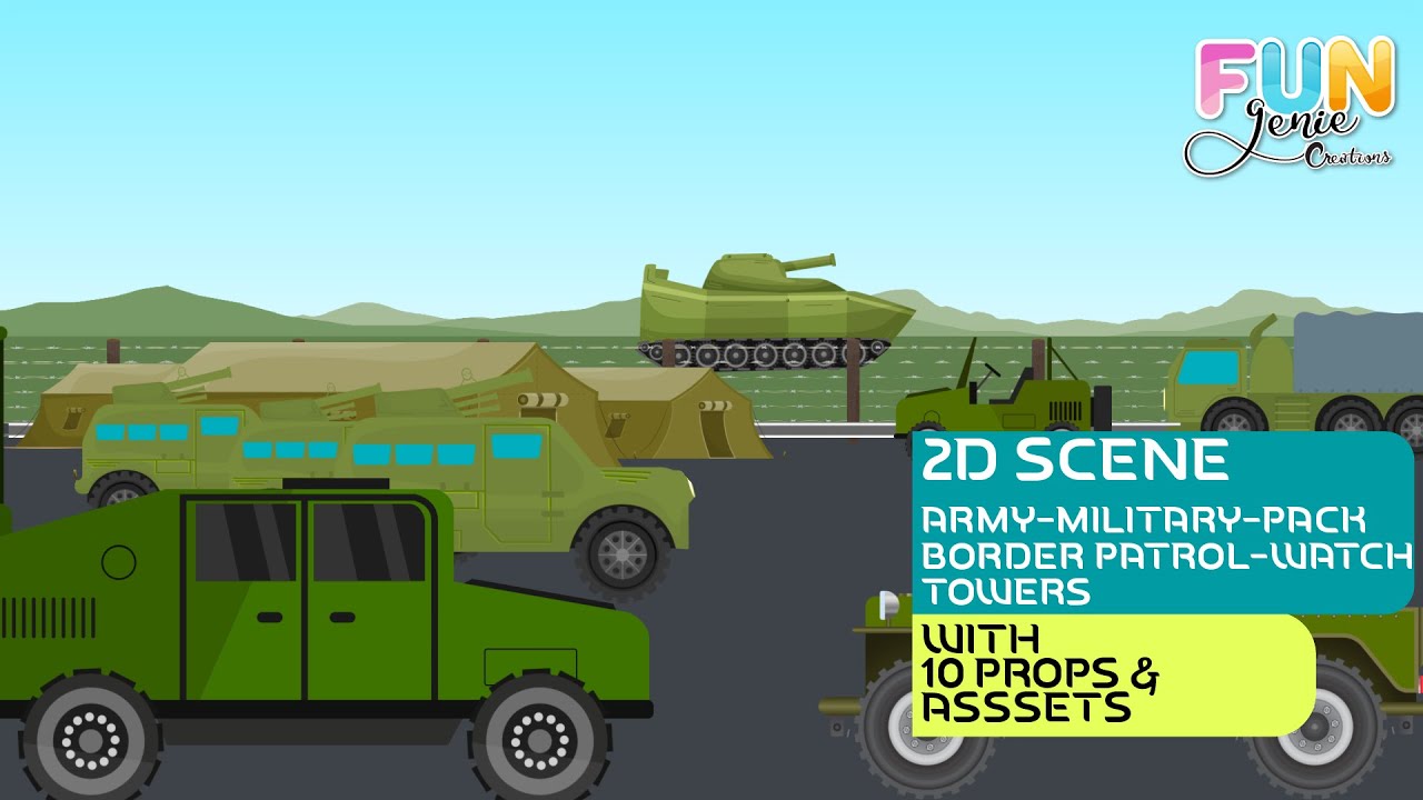 ARMY MILITARY PACK | ARMY BASE CAMP | CARTOON ANIMATOR - YouTube