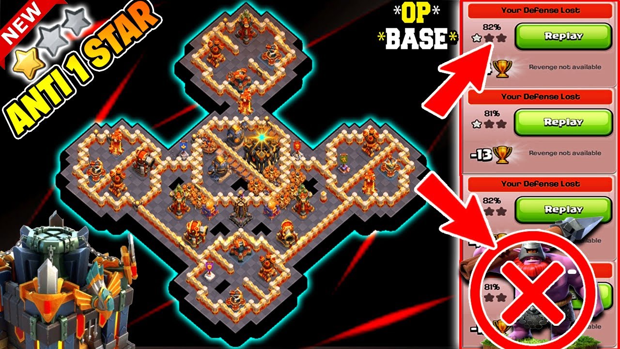*OP* TH17 Legend & War Base Link | Anti 3 Star Th17 Base Layout| Th17 ...
