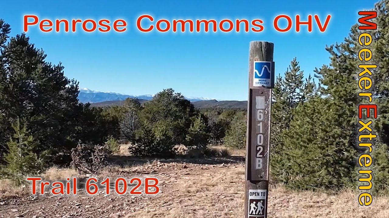 Penrose Commons OHV Area - Trail 6102B - YouTube