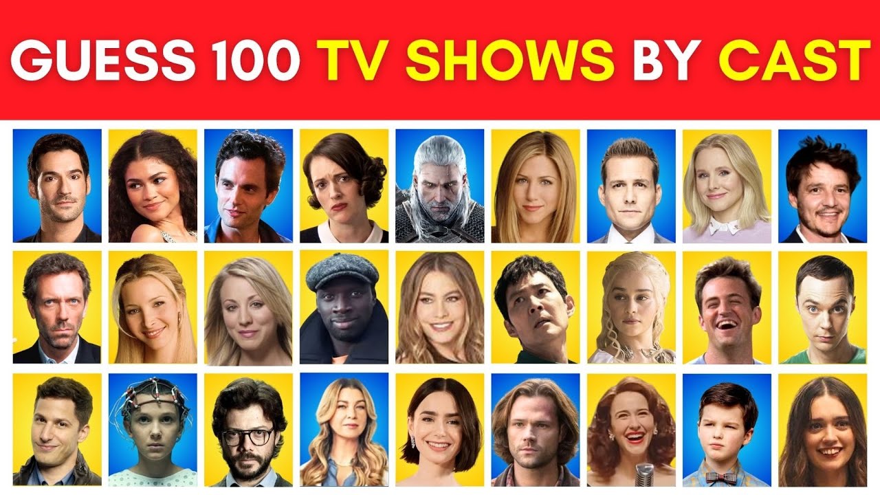 Guess the TV Show by Cast! 📺🍿🎶 | Easy, Medium, Hard Levels | TV Show ...