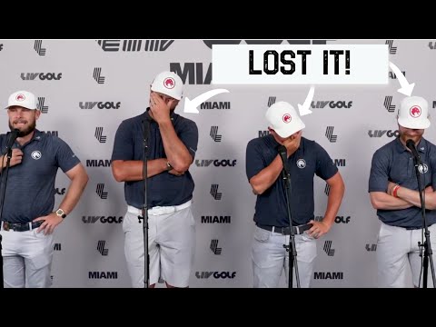 Jon Rahm Can’t Stop Laughing at Tyrrell Hatton’s Caddie Story