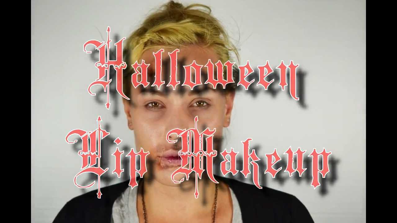 Tutorial - Halloween special effect: Sewed lips (Effetto speciale per ...