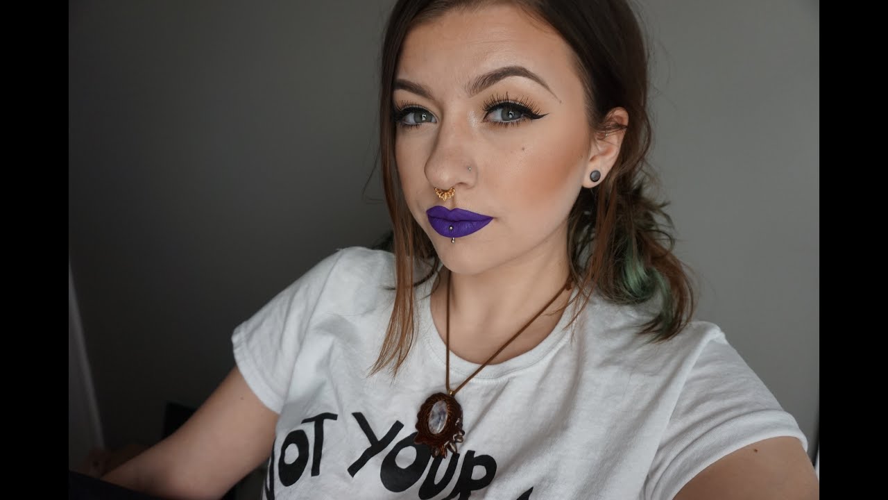 Grwm~ Winged Liner And Bold Lip Youtube