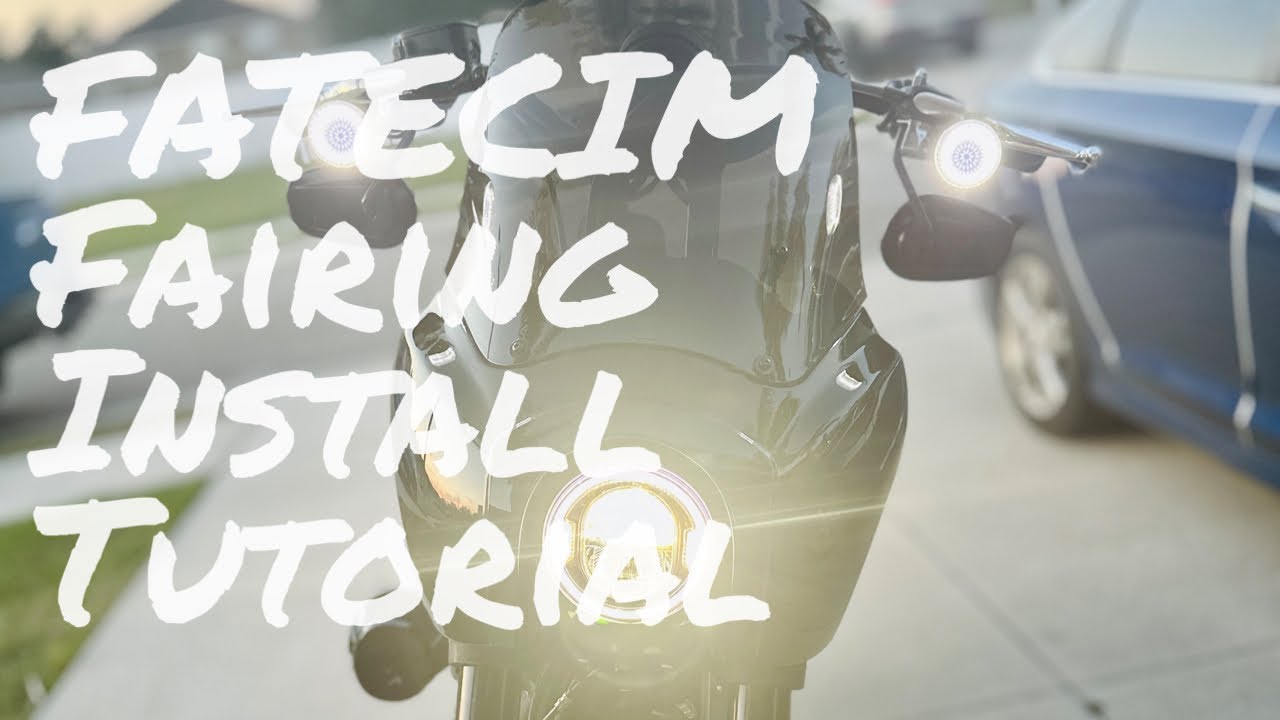 FATECIM Krator Fairing for 2022 Lowrider S Tutorial/Installation - YouTube