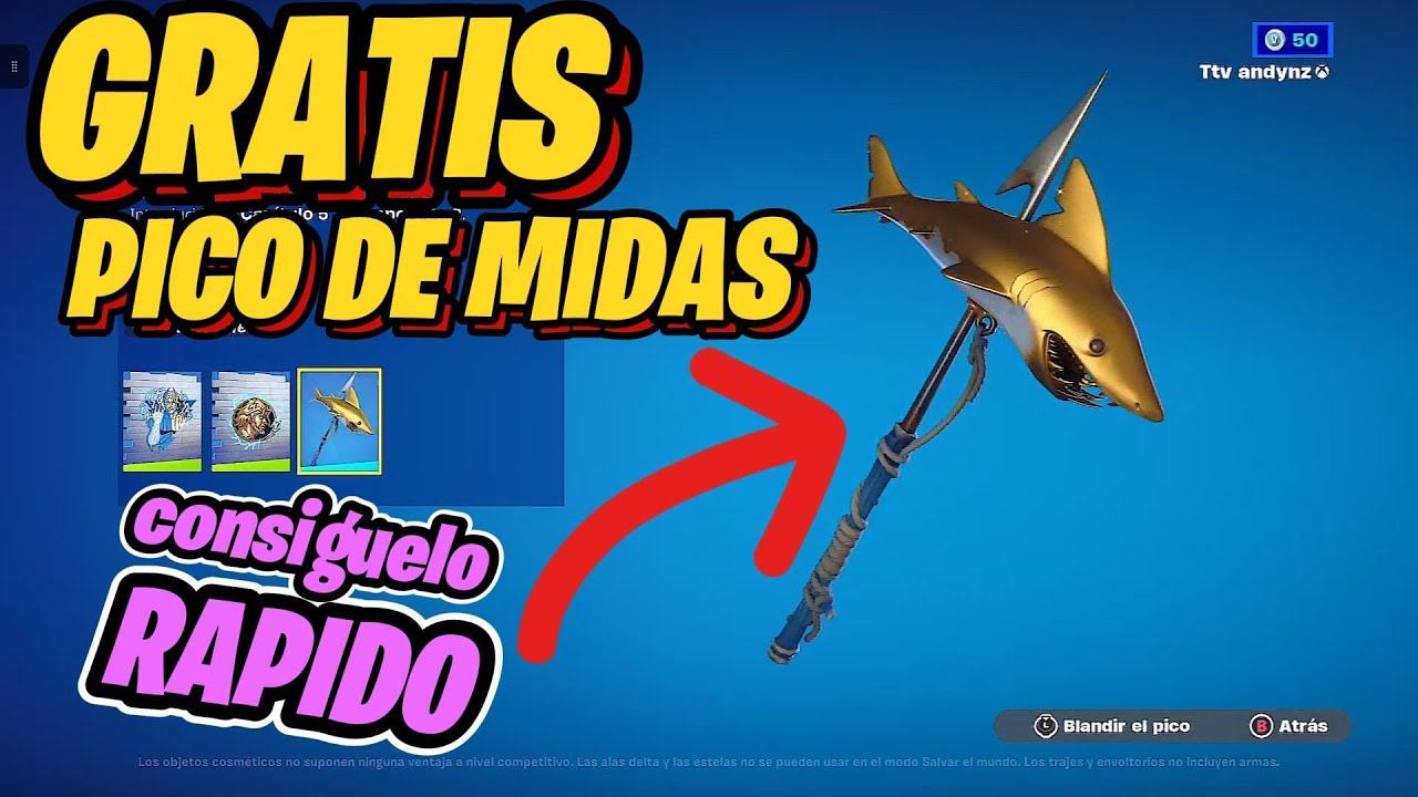 como CONSEGUIR RAPIDO el PICO gratis VENGANZA DORADA de MIDAS -en el ...