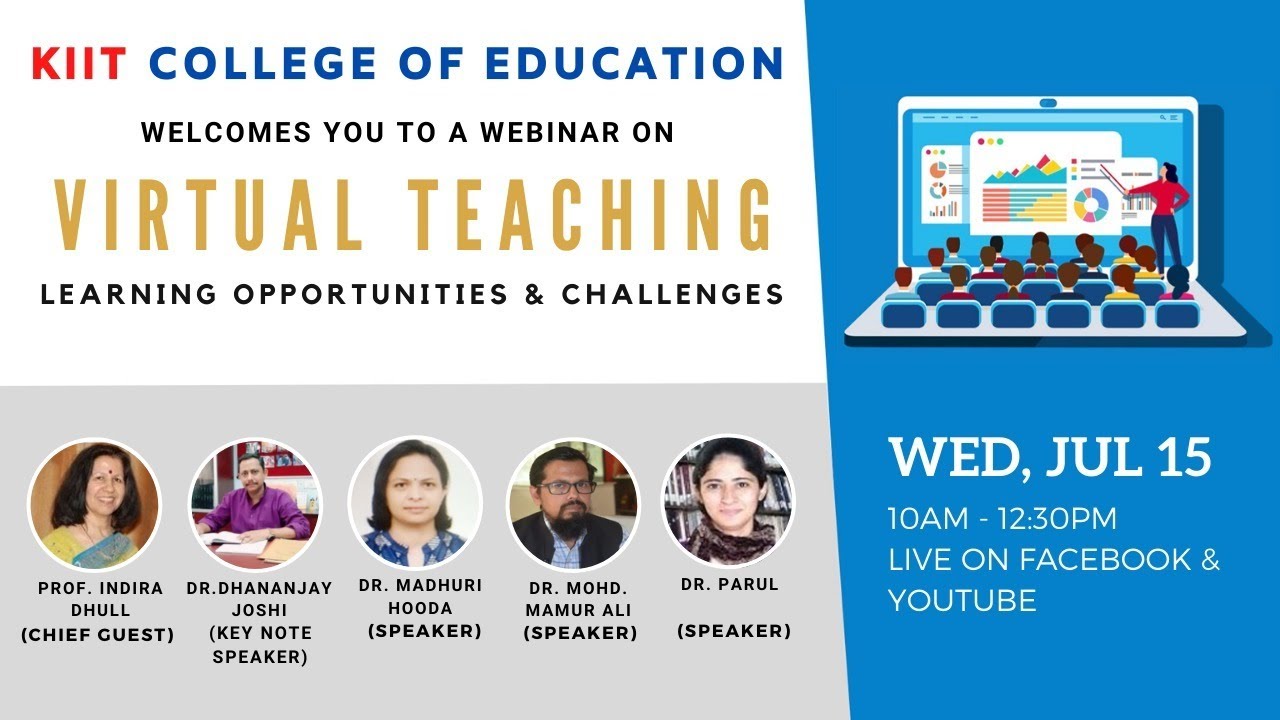 Webinar on Virtual Teaching-Learning: Opportunities and Challenges ...