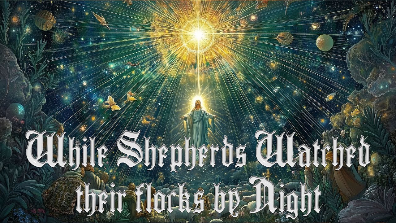 While Shepherds Watched Their Flocks by Night With Lyrics - Christian ...