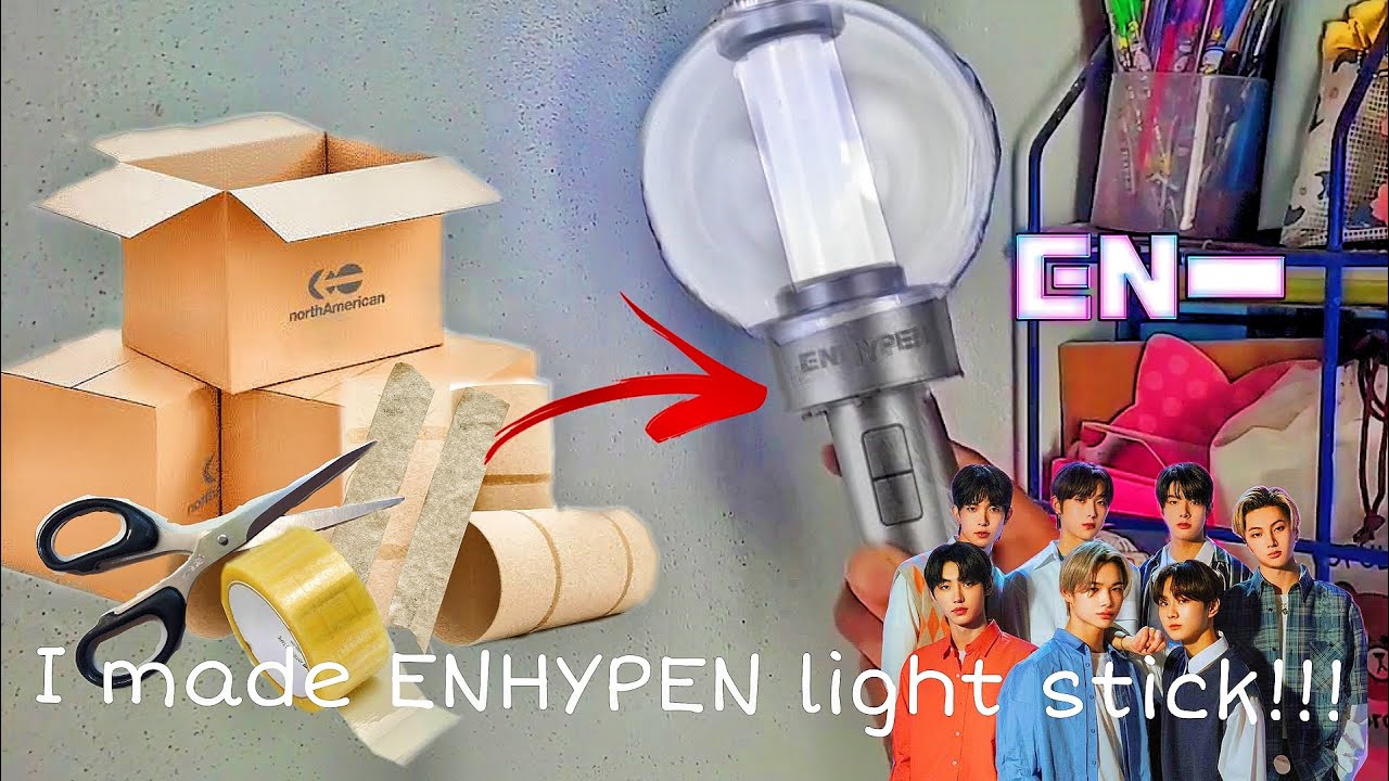 DIY ENHYPEN light stick - YouTube