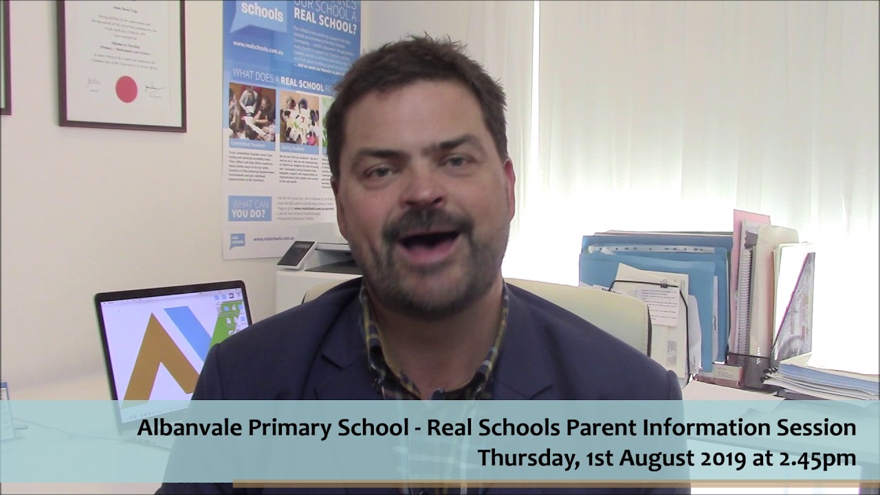 Real Schools - Albanvale Primary School - Parent Information Session ...