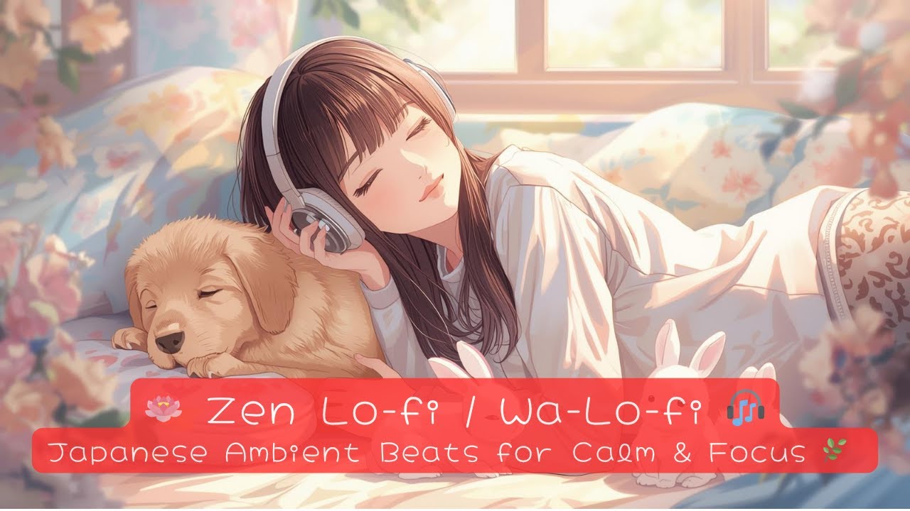 🪷 Zen Lo-fi / Wa-Lo-fi 🎧 Japanese Ambient Beats for Calm & Focus 🌿 ...