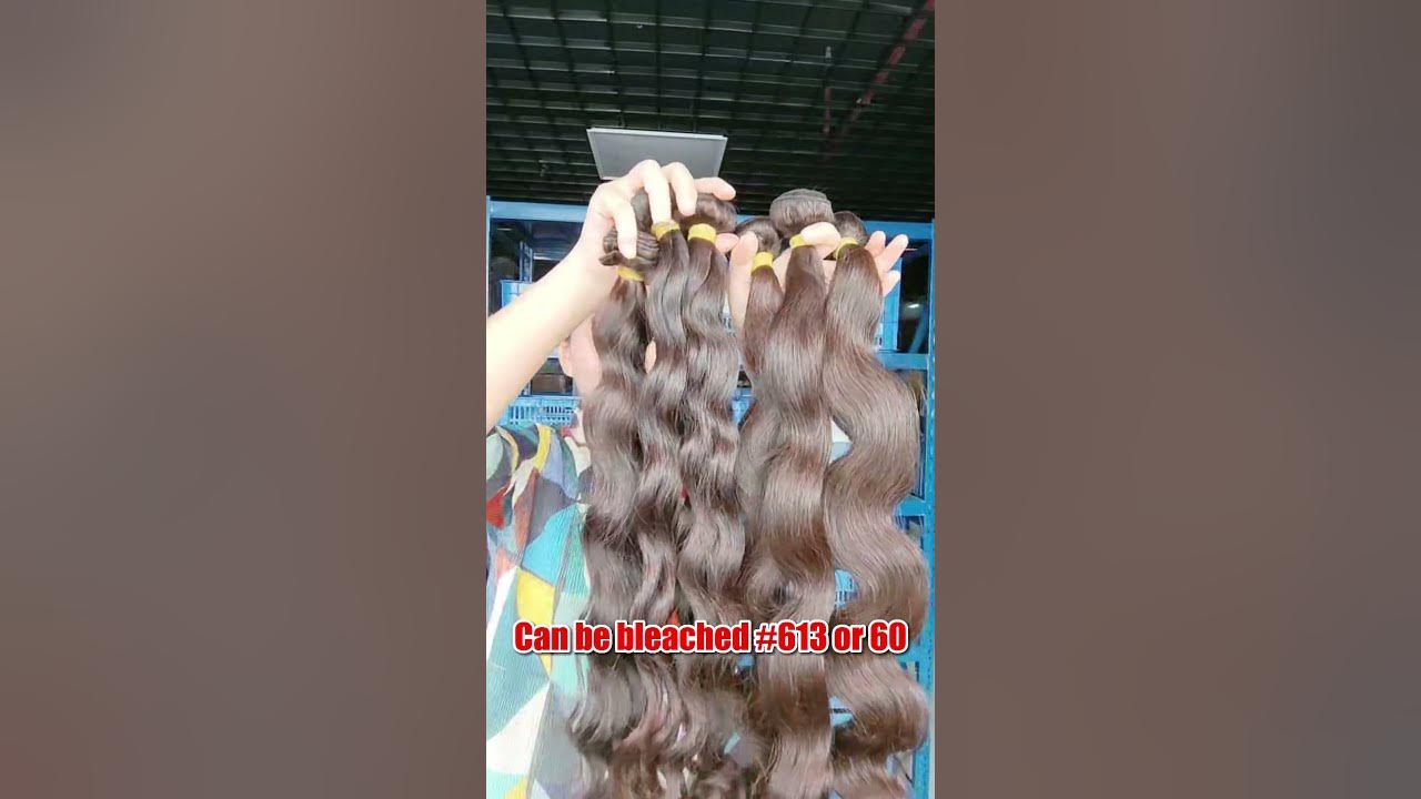 Top Quality Raw Hair Bundles No Chemical Process Full Cuticle Intact