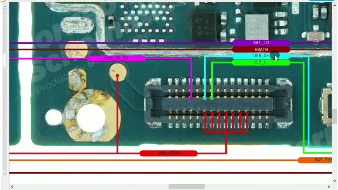 OPPO A57 Charging and USB Data Ways Diagram Schematic @RepairLab1472 - YouTube