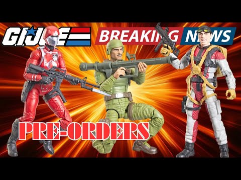 Retro Zap, Crazylegs, Female Crimson Guard Pre-Orders Up Now! GI Joe ...