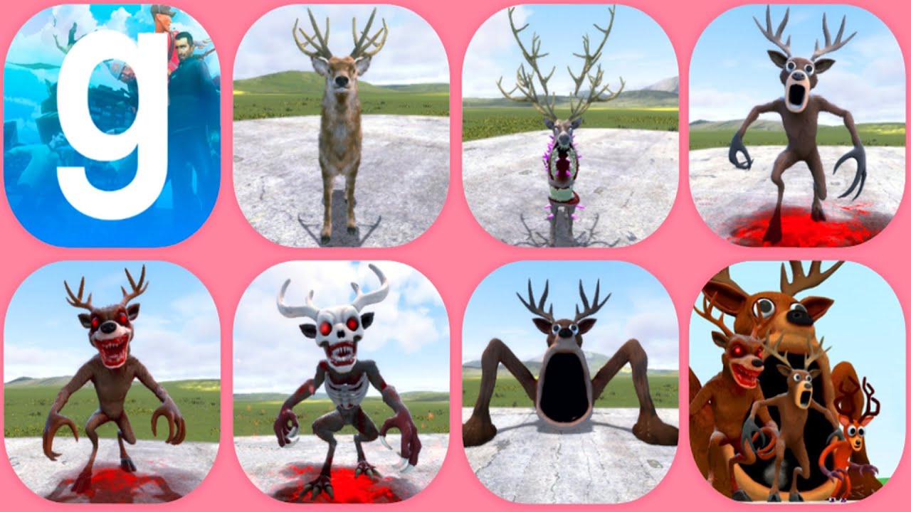 NEW EVOLUTION OF ALL DAYS OF CURSED DEER MONSTER ROBLOX 99 NIGHTS IN ...