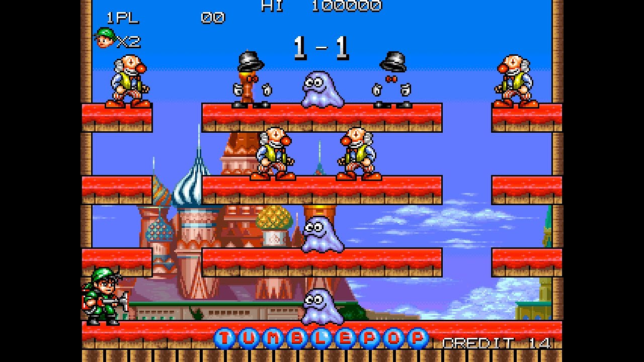 Tumblepop (Arcade, 1991) - Playthrough - YouTube
