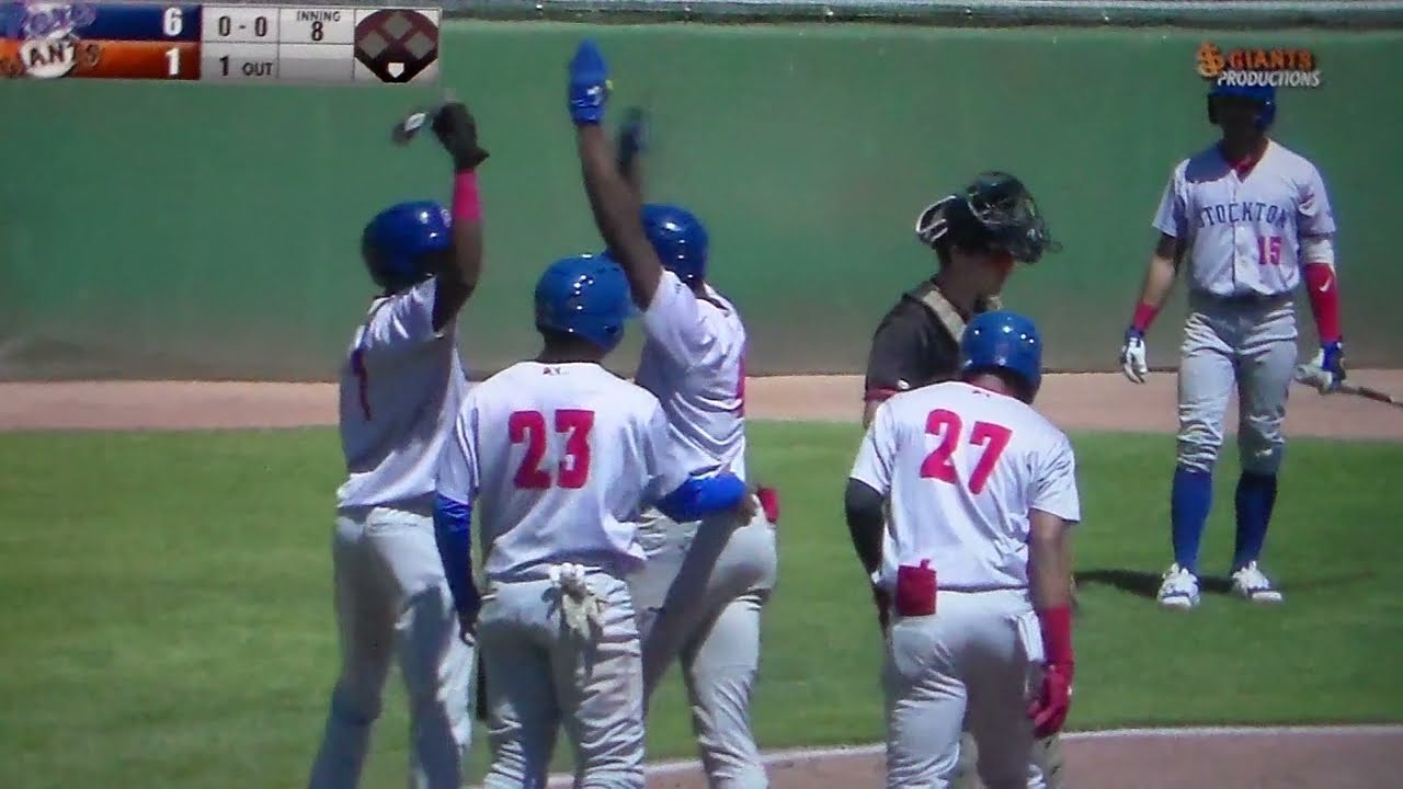 Stockton's Lawrence Butler hits grand slam home run, his 2nd homer of ...