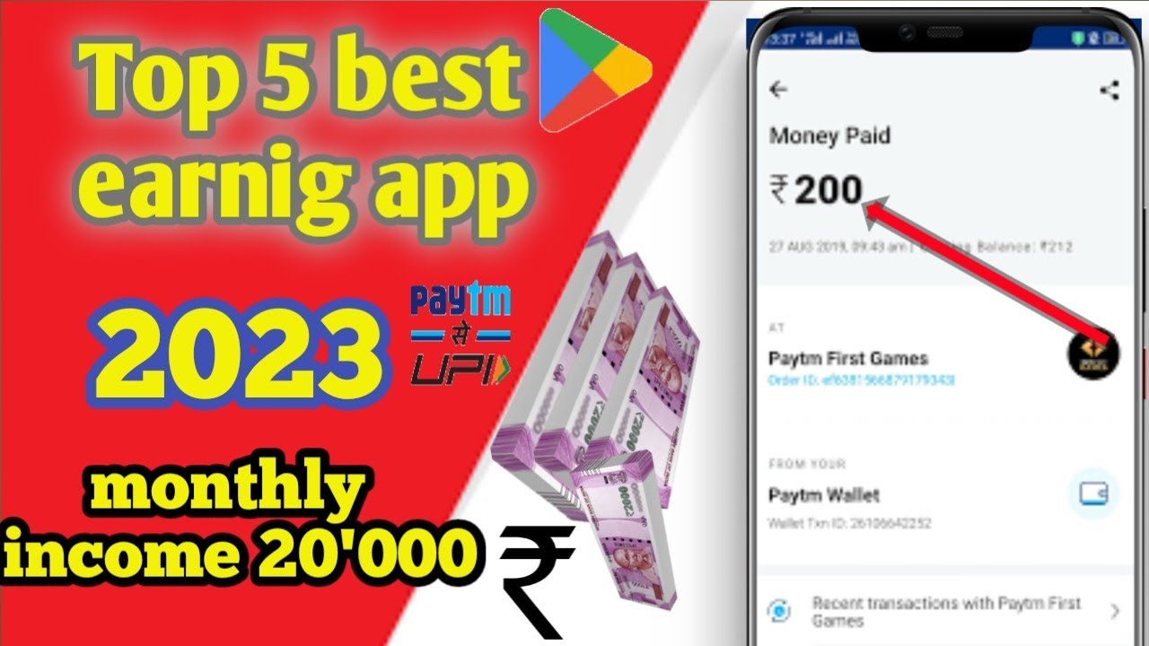 Top 5 best earning app 2023 || monthly income 20,000 | # |#earningapp💌# ...
