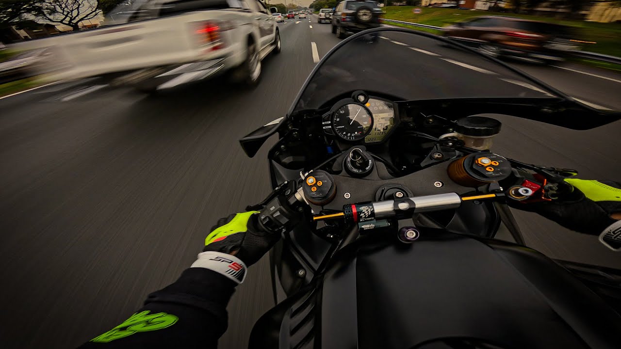 YAMAHA YZF R6 - SUNSET RIDE - PURE SOUND - 4K - YouTube