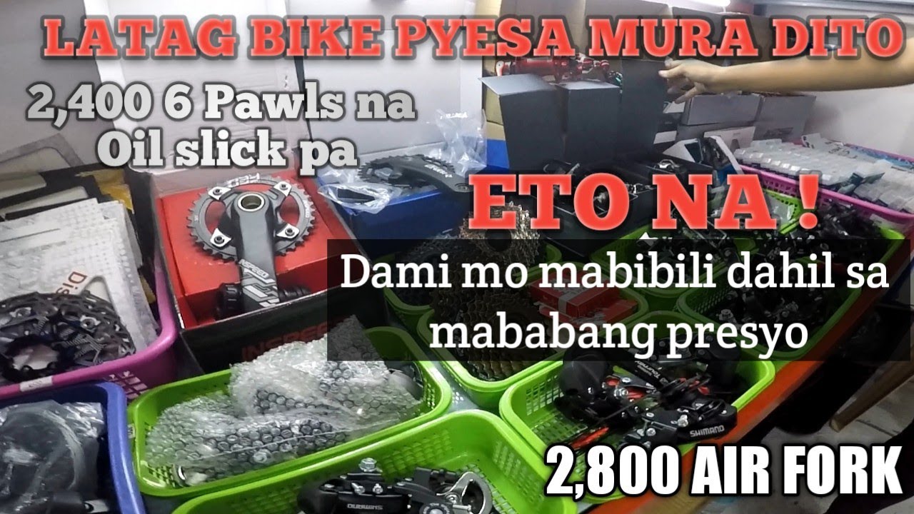 Latagan sa DIVISORIA | LATAG BIKE PYESA ANG MURA | 2,800 Air Fork na ...