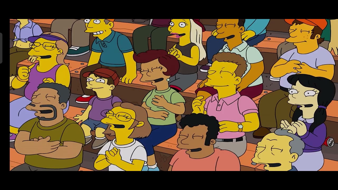 The Simpsons | Bart controls the Kiss Cam Jumbotron - YouTube