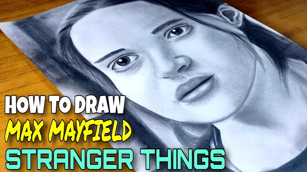 How To Draw Max Mayfield ( SADIE SINK ) Stranger Things - YouTube