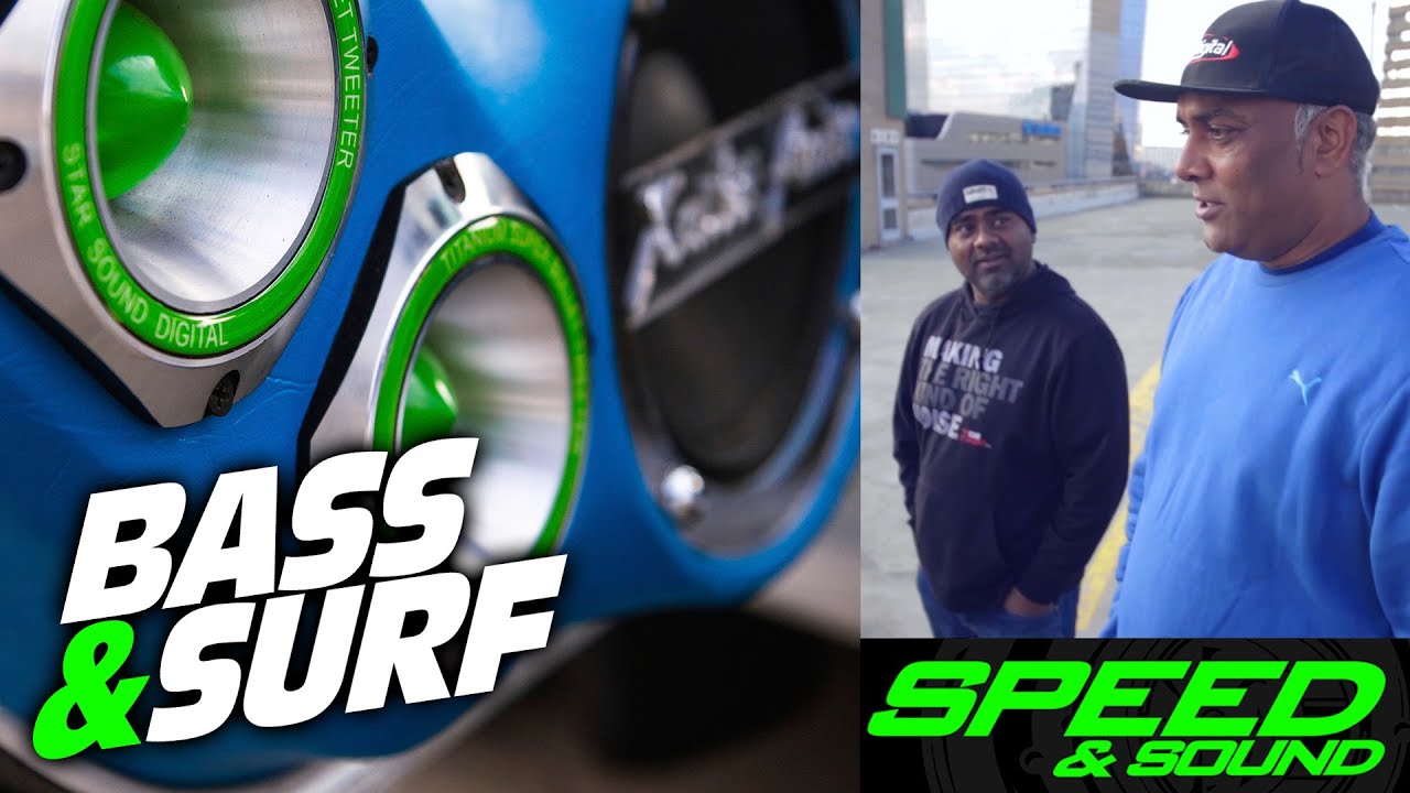 SIX 8" DRIVERS and SIX HORN TWEETERS // Starsound Chevy UTE. - YouTube