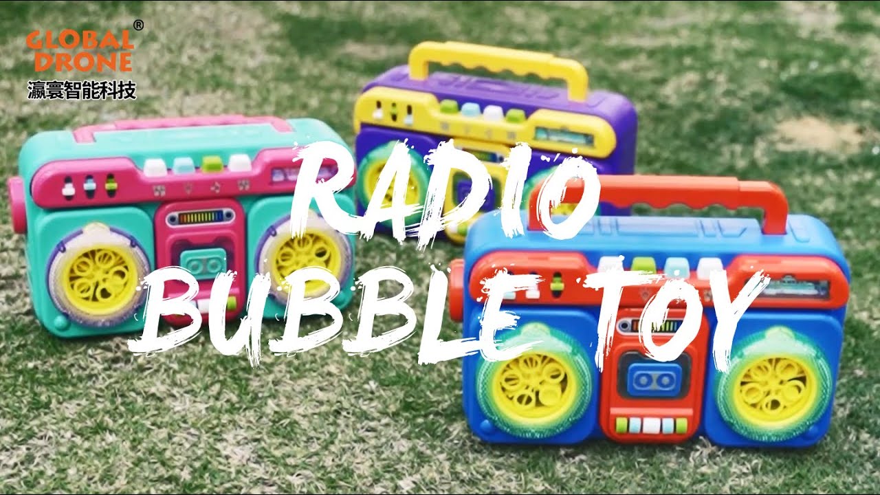 Global Drone New ZR205 Radio Bubble Toy Double Bubble Channel with ...