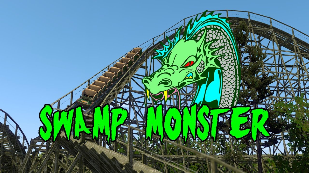 NoLimits 2 - Swamp Monster (Wooden Roller Coaster) - YouTube