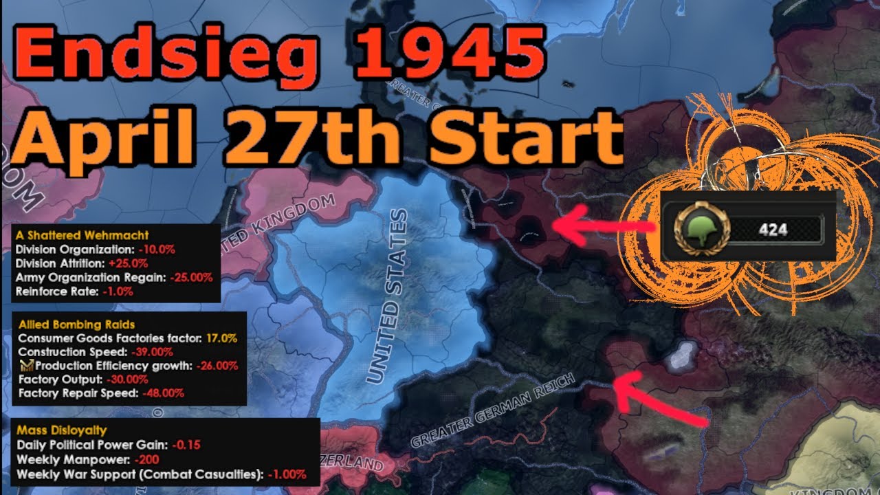 Hoi4 Endsieg 1945 Battle of the Seelow Heights - YouTube