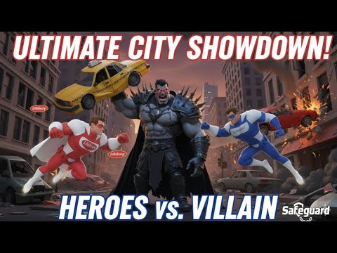 Commander Safeguard vs Dirtoo | Safeguard Trapped in Germ Jail | Action ...