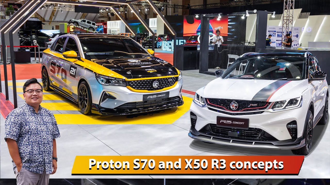 Proton S70 and X50 R3 concepts - one for the track, one for the road ...