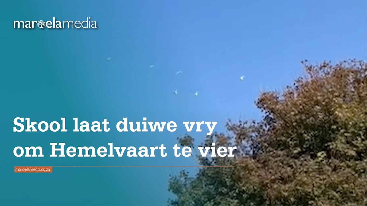 Skool laat duiwe vry om Hemelvaart te vier - YouTube
