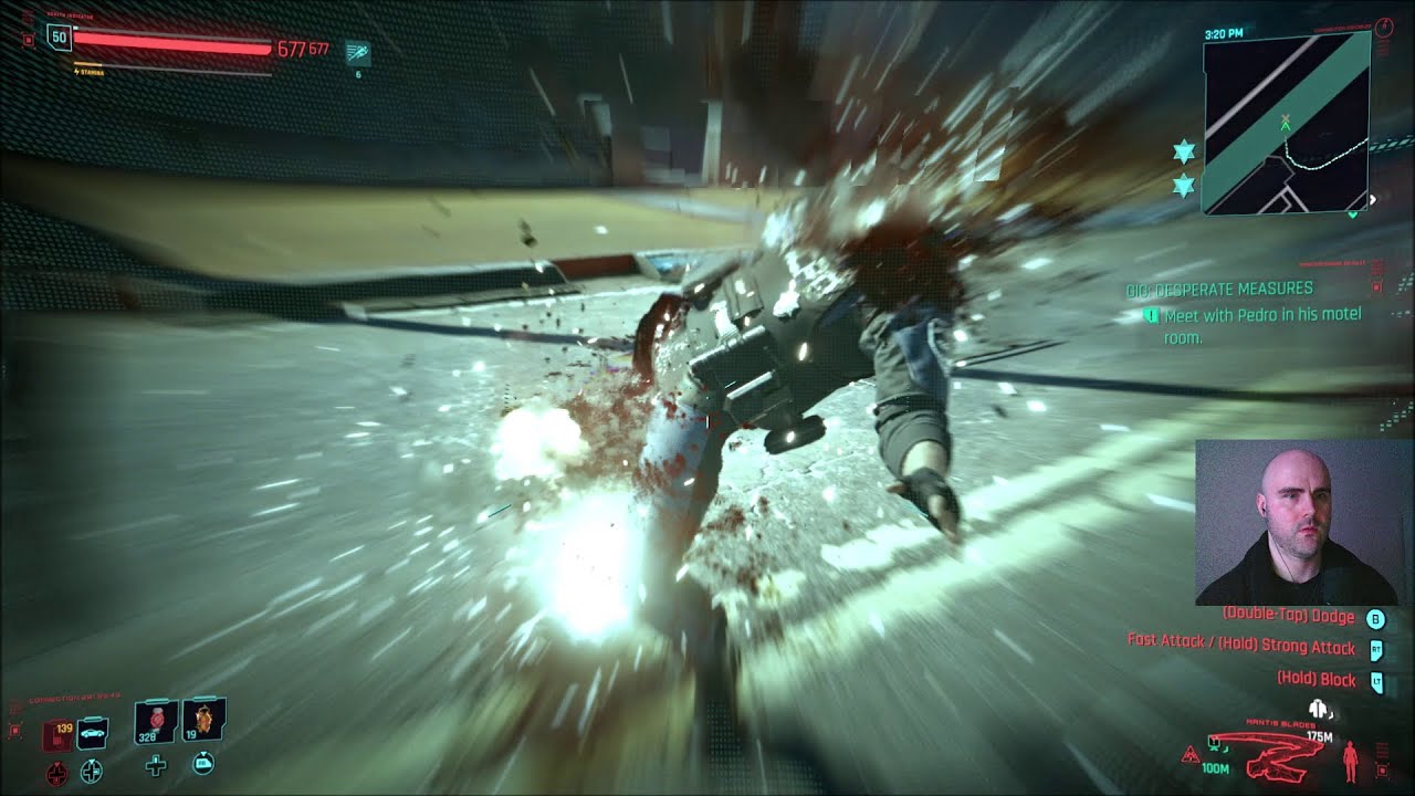 Cyberpunk 2077 Cyberpsycho Wins This Fight - YouTube