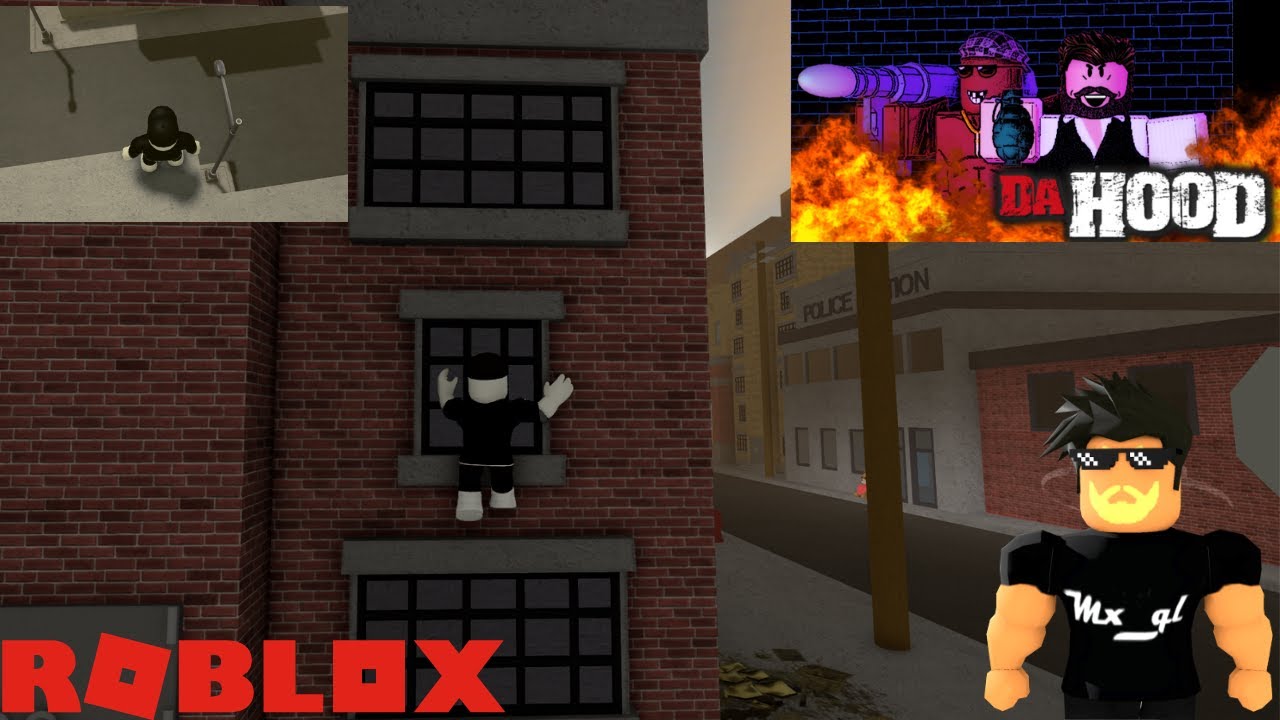 How to climb on to a building in Da Hood 2023 - YouTube