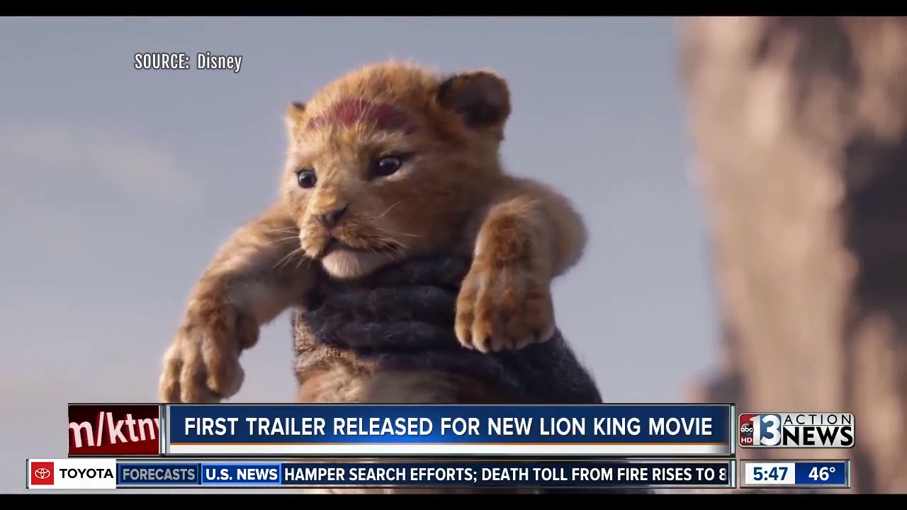 First trailer released for new Lion King movie - YouTube