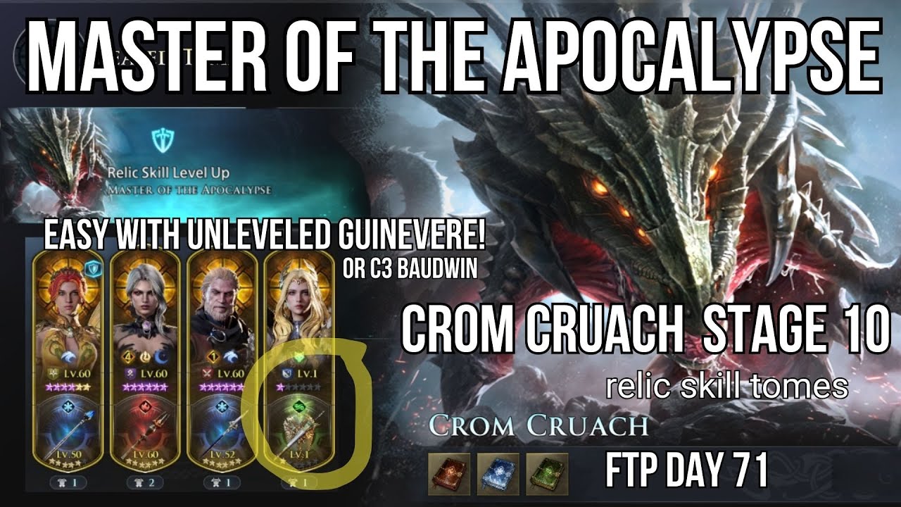 Crom Cruach stage 10 team (King Arthur Legends Rise) - YouTube