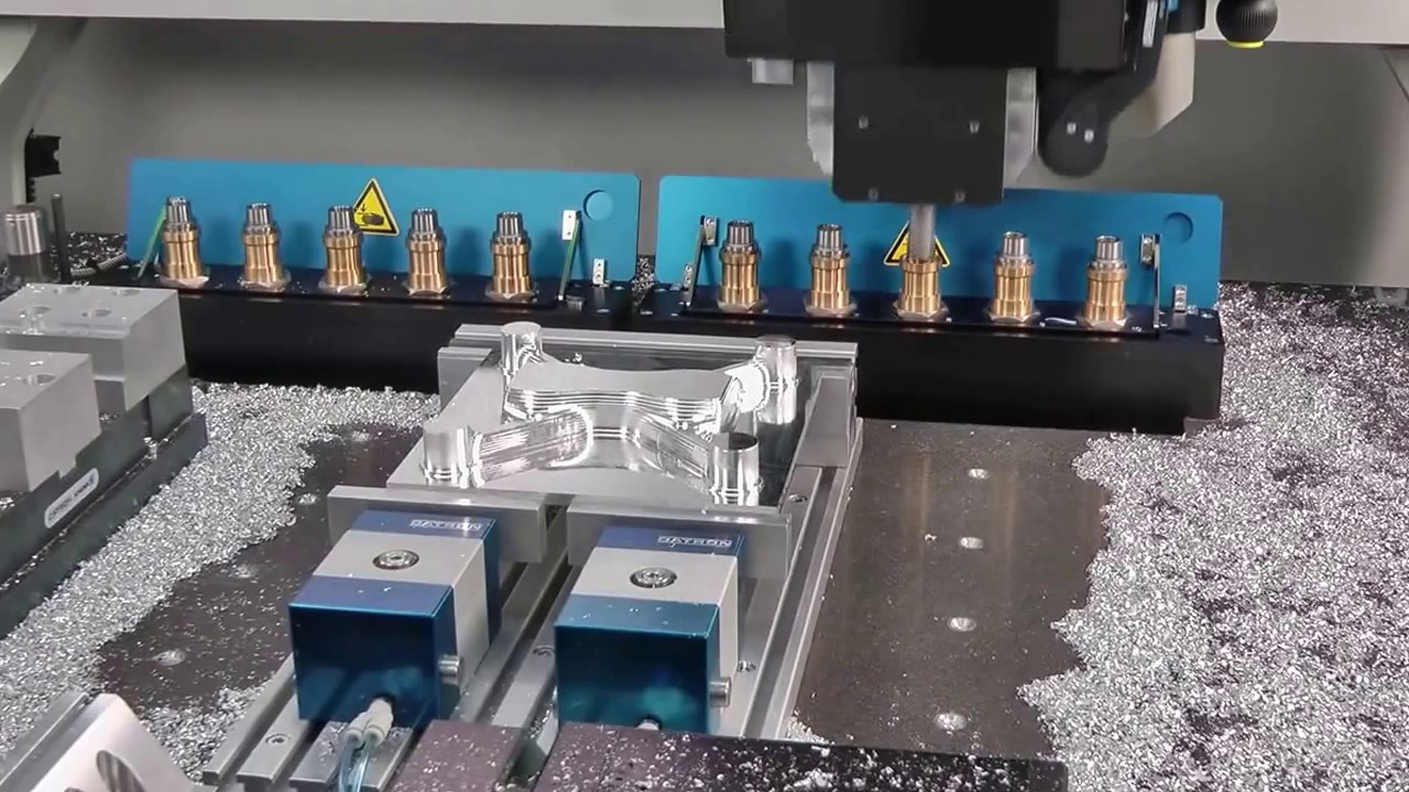 DATRON M8Cube High Speed Machining Center Milling Mold for - YouTube