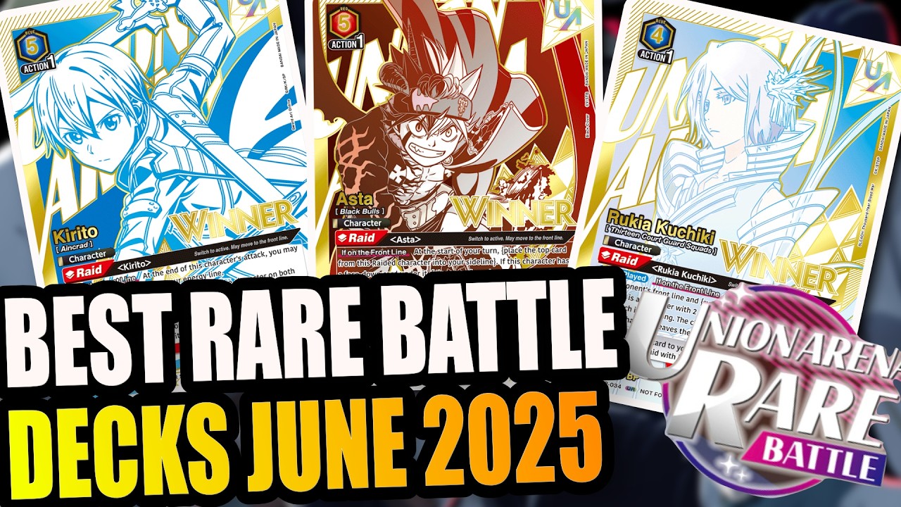 Best Rare Battle Decks in Union Arena Right Now! | Black Clover, Bleach, SAO Deck Lists | June ...