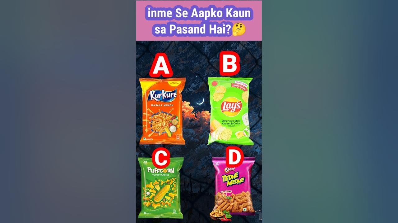 inmein se aapko kaun sa chips pasand hai 😊 #shorts #shortvideo #snacks ...