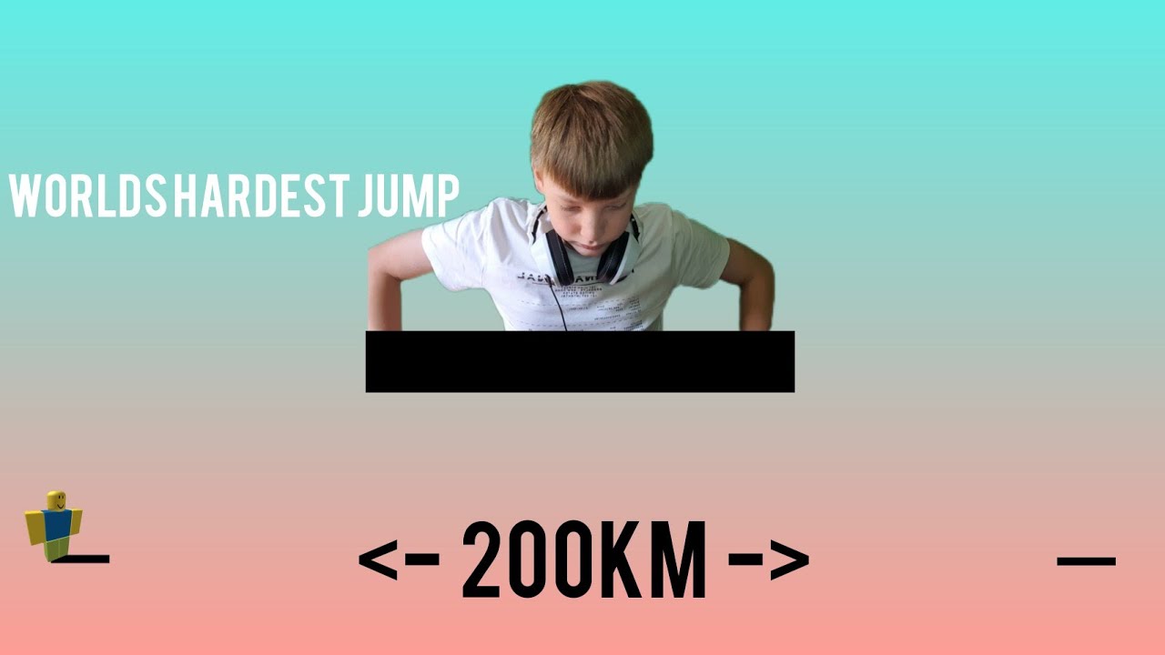 World's hardest jump! | Roblox - YouTube