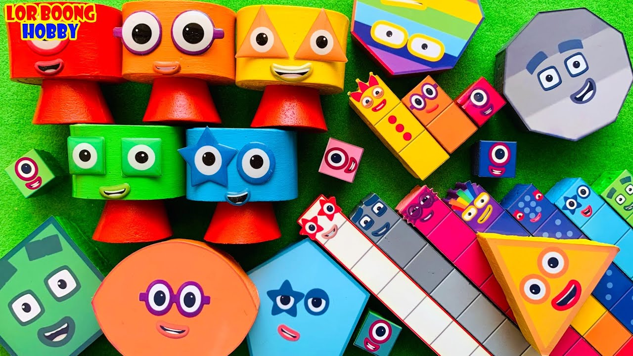 Numberbloks - New Numberblocks Times Table DIY hand made - YouTube