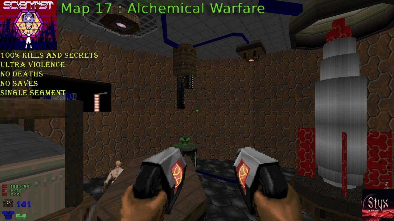 Doom 2 Scientist 2023 Map 17 Alchemical Warfare ( Ultra Violence 100% ...