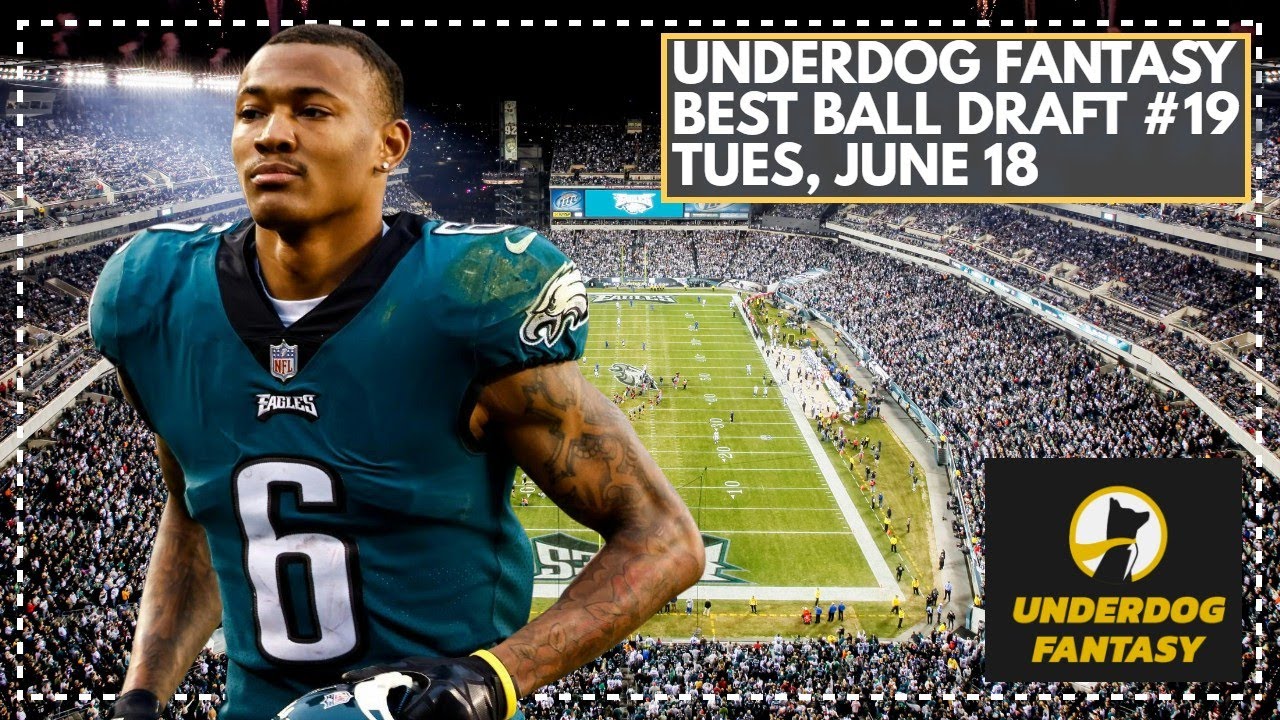 Underdog Fantasy NFL Best Ball Draft #19 - YouTube