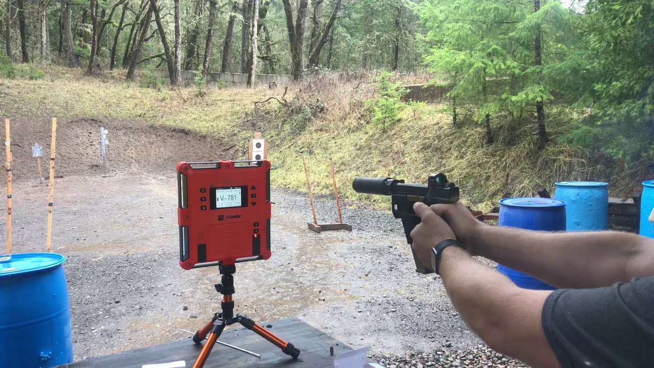 165GR RN- Glock 19X Dead air wolfman short - YouTube