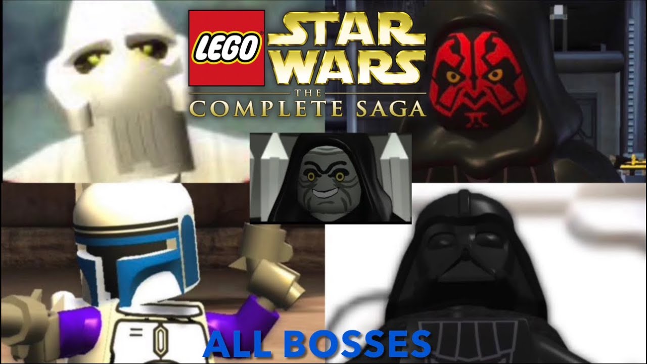 LEGO Star Wars: The Complete Saga - ALL BOSSES & ENDINGS (Lego ...