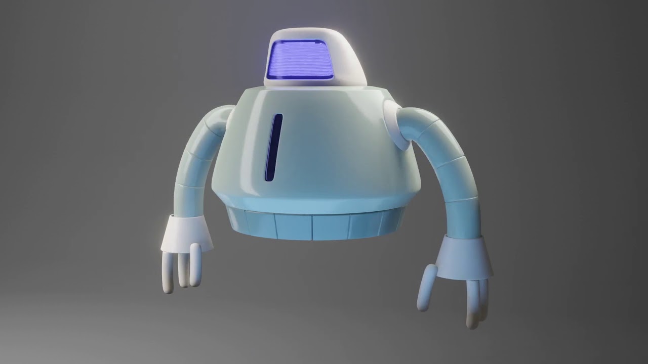 Robot 1X turnaround (Blender/Eevee) - YouTube