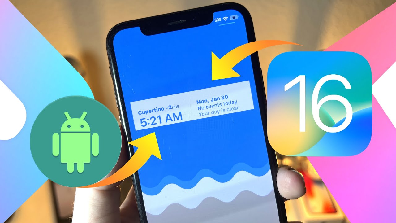 Android Lock Screen On iOS 16 Now Possible - YouTube