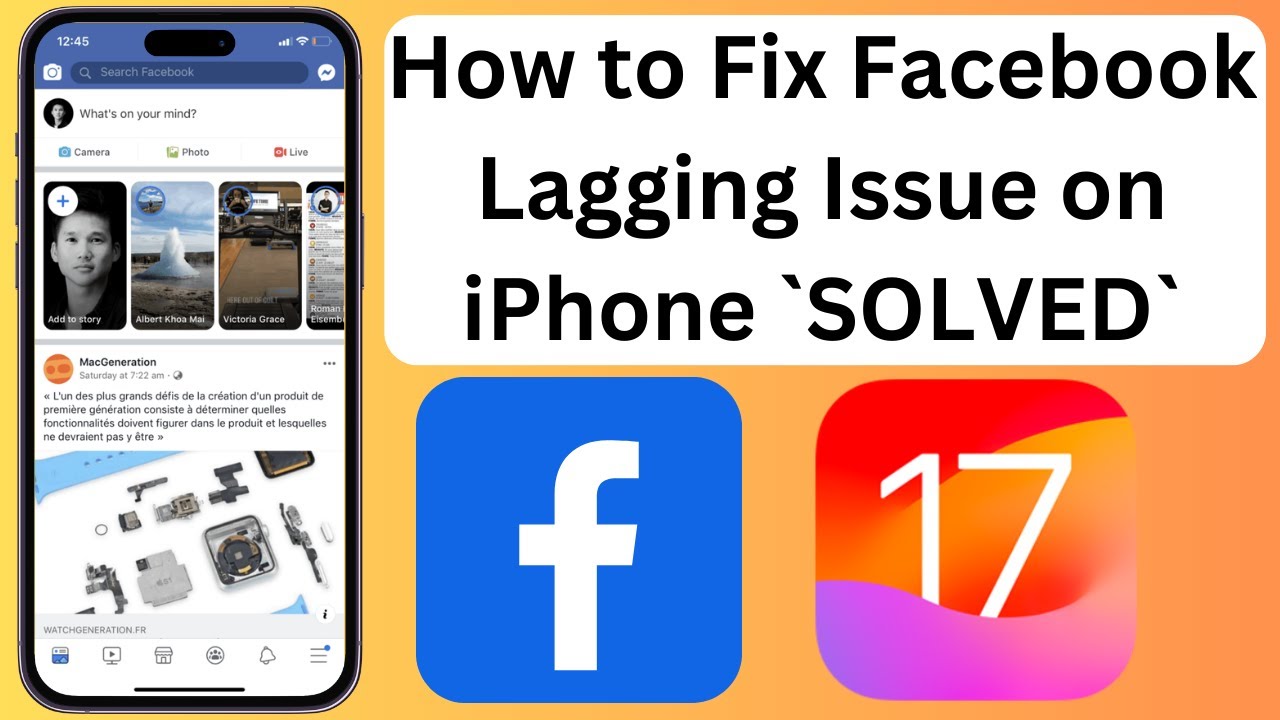 How to Fix Facebook Lagging Issue on iPhone Solved - YouTube