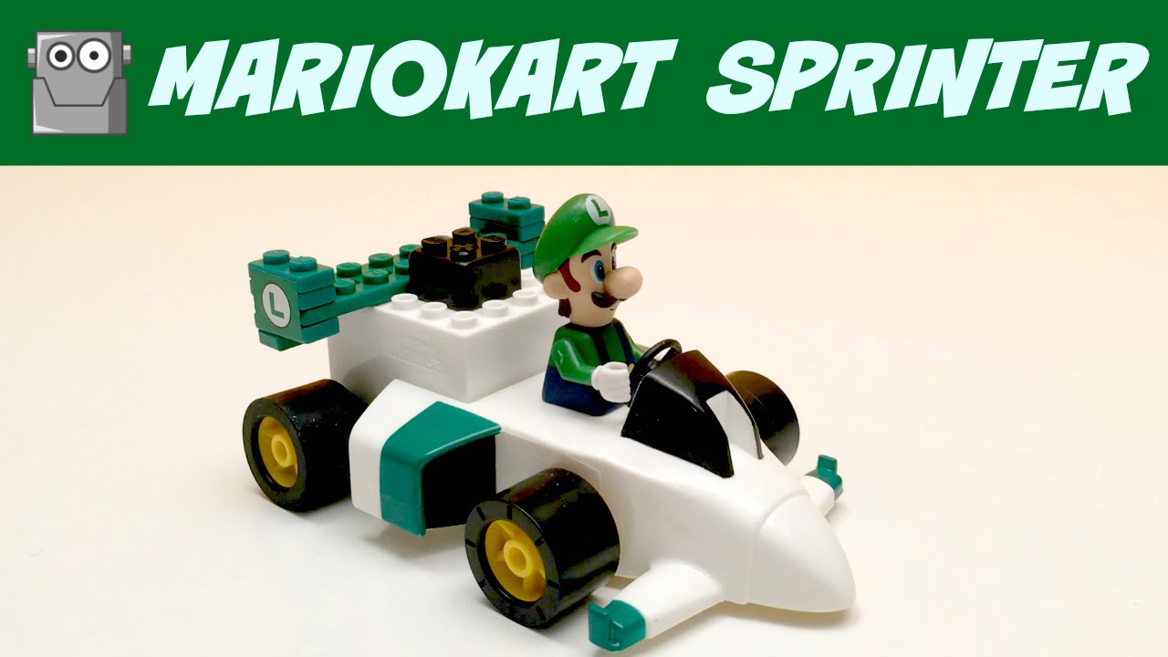 MARIOKART Wii LUIGI SPRINTER KART Building Set - YouTube